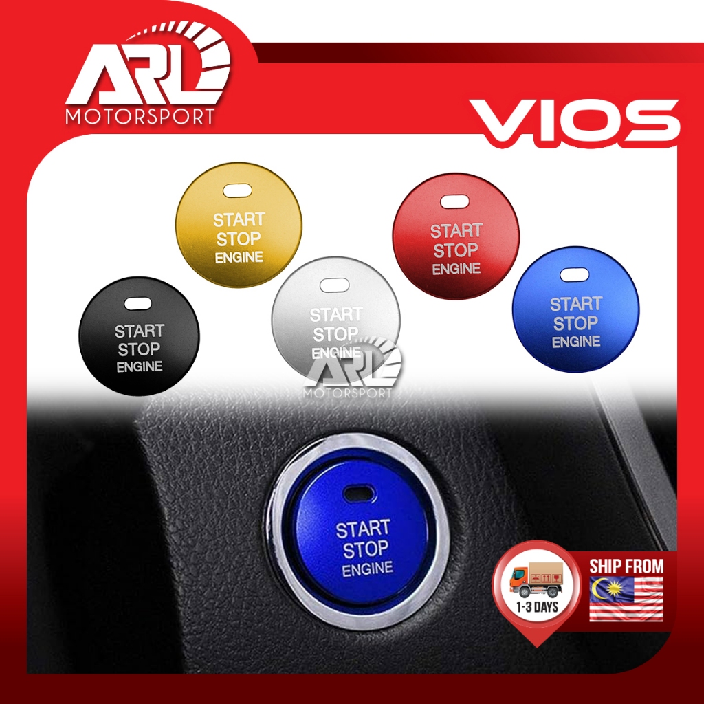 Toyota Vios AC100 4th Push Start Button Gold Silver Blue Red Black ...
