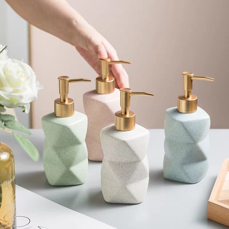 Bekas sabun raya Nordic Irregular Stylish Handwash Soap Liquid Lotion ...
