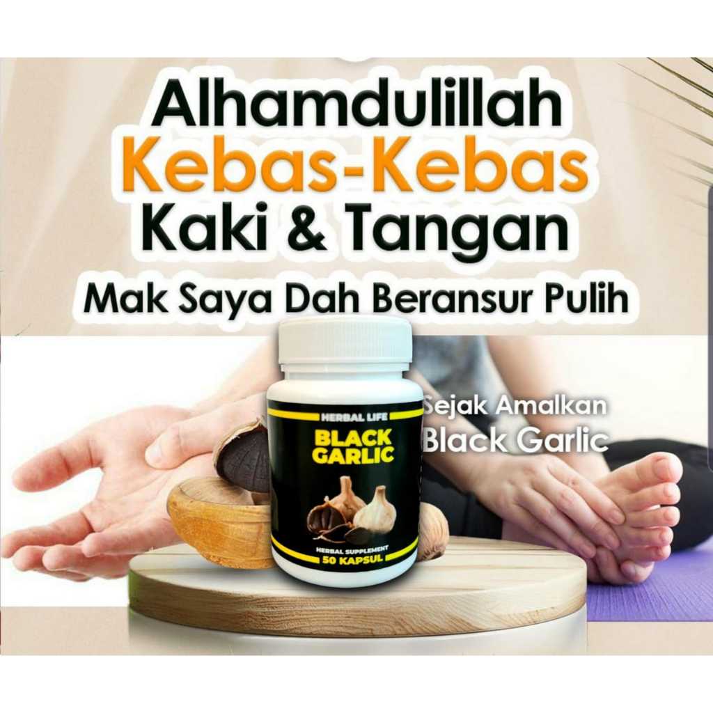 Kapsul Black Garlic Original Herbal 100% Ready Stock | Shopee Malaysia