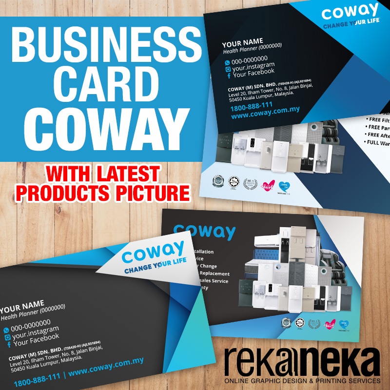 (BC) Business Card / Bisnes Kad - COWAY (Updated Design) | Shopee Malaysia