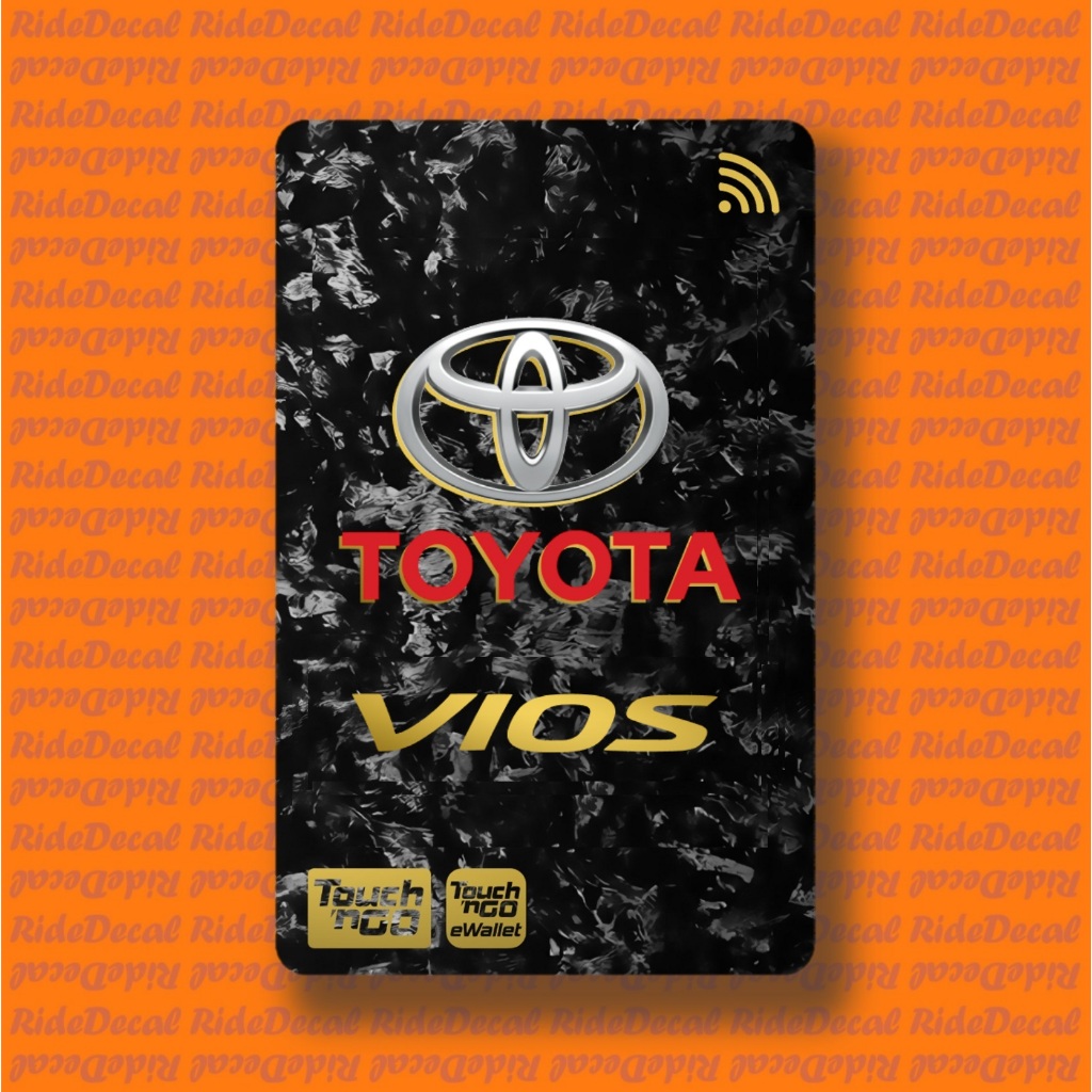 Forged Carbon TOYOTA Edition Sticker for T*G TNG Access Member Card ...