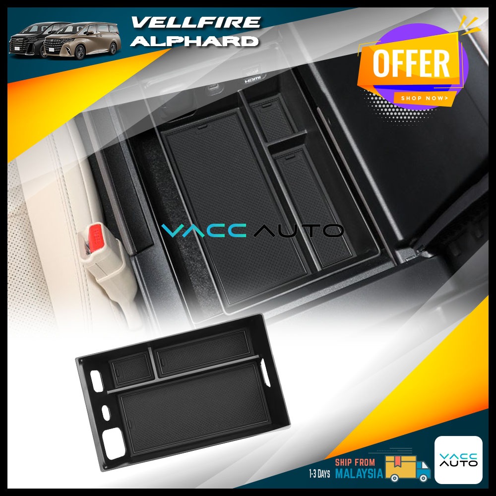 Toyota Alphard Vellfire 2024 AH40 AGH40 Center Storage Box Coin Box ...