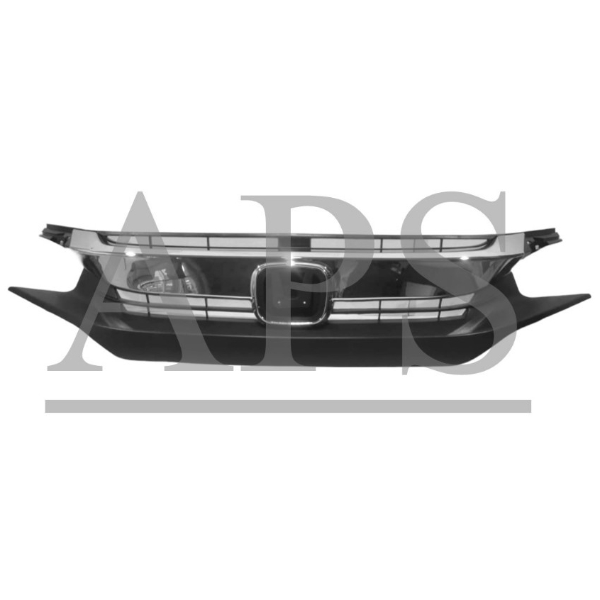 HONDA CIVIC FC TBA / TEA 2016-2019 FRONT GRILLE (WITH GRILLE MOULDING ...