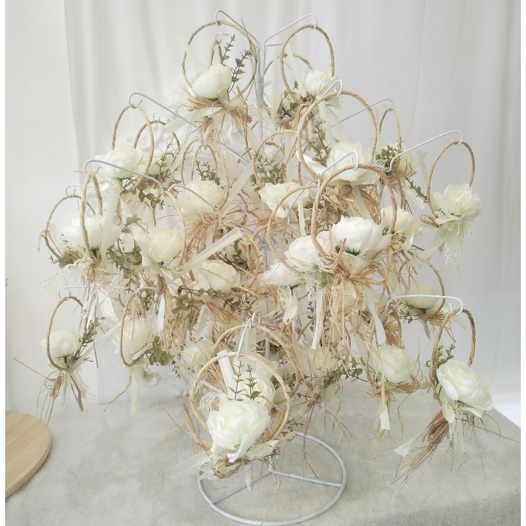 BUNGA TELUR TEA ROSE GANTUNG GARDEN STYLE khawin bunga pahar pelamin ...