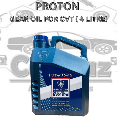 ORIGINAL PROTON GEAR OIL FOR CVT (4L) PROTON SAGA FLX (2011 - 2016) CVT ...