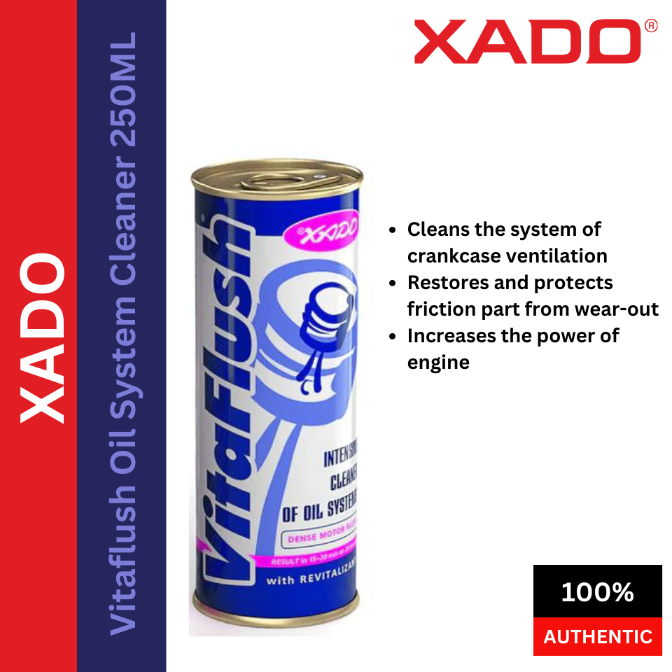 SSB XA 40201 (MADE IN EURO) Xado Vitaflush Oil System Cleaner 250ML ...
