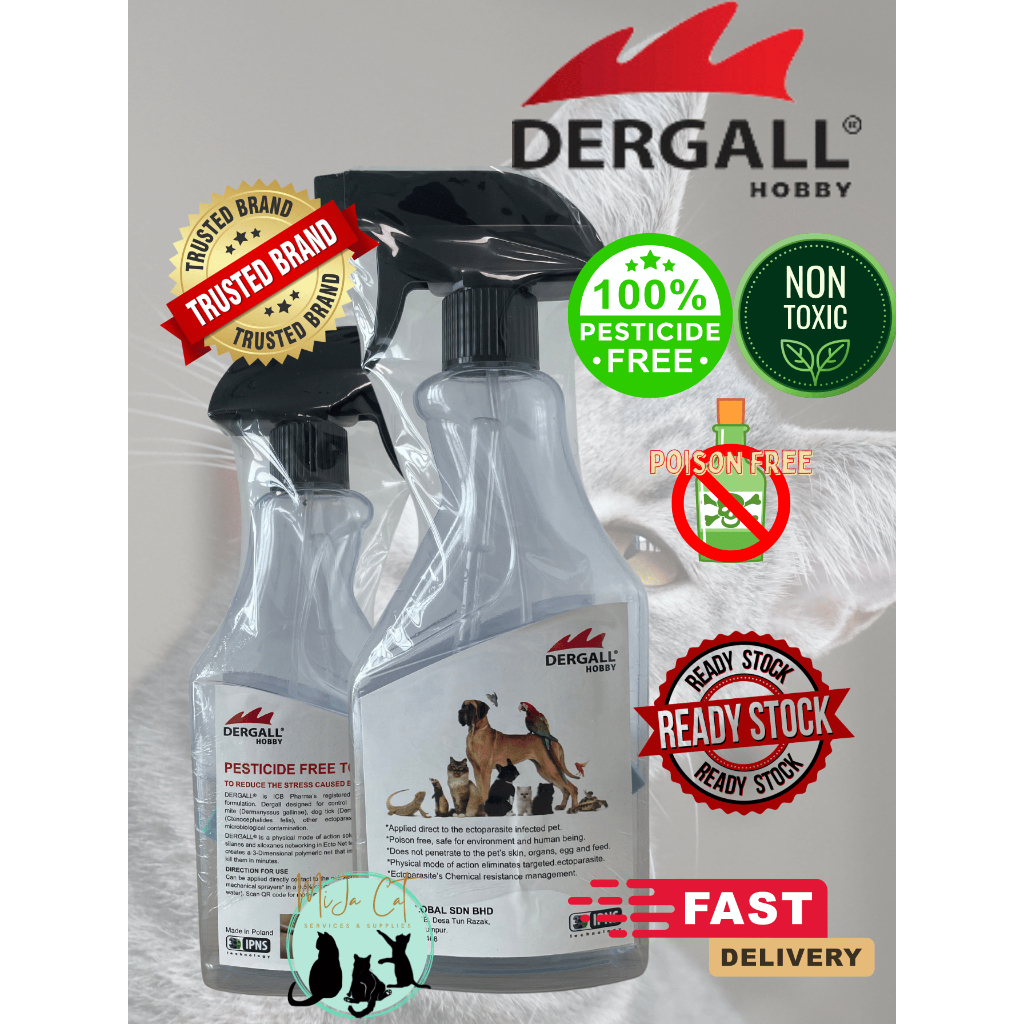 Dergall Hobby Ectoparasite (Dog/Cat) Flea & Tick Killer (20ml) | Shopee ...