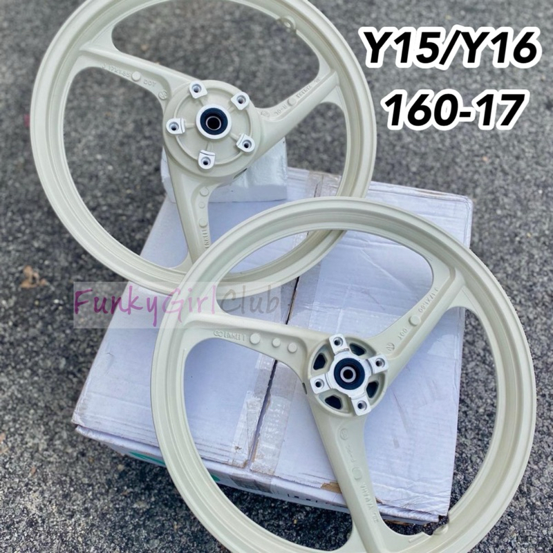 Y16ZR Y15ZR ENKEI 3L 3 BATANG SPORT RIM 1.6/1.6-17 WHITE Y16 Y15 3KAKI 3LEG Y15 Y16 ENKEI ...