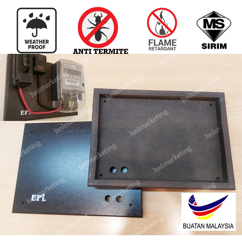 METER BOARD WOODEN SINGLE PHASE ( SIRIM ) FIRE RETARDANT WEATHER PROOF ...