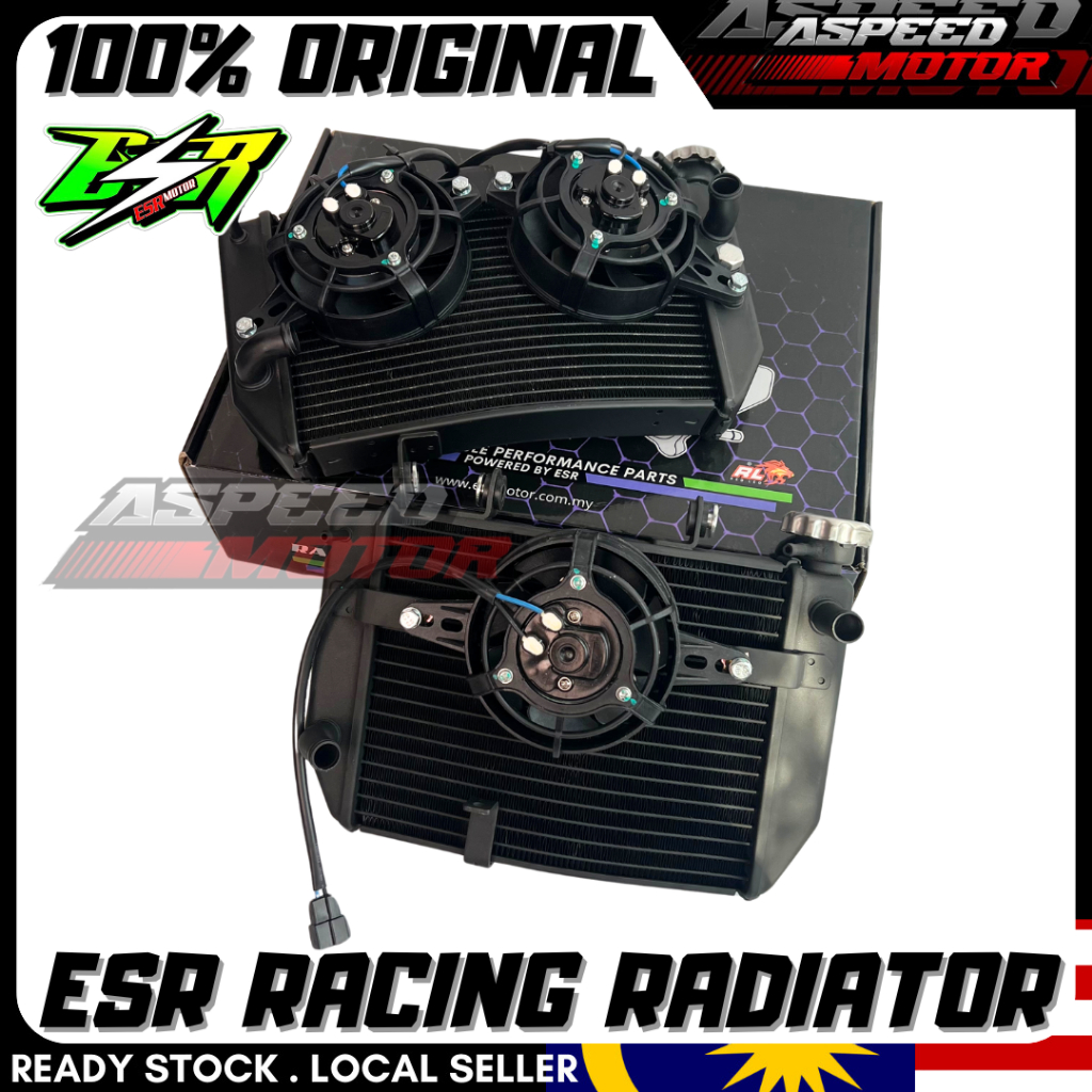 🔥 100% ORI ESR MOTOR RADIATOR DOUBLE FAN REDLEO ORIGINAL Y15ZR Y15 V1 ...