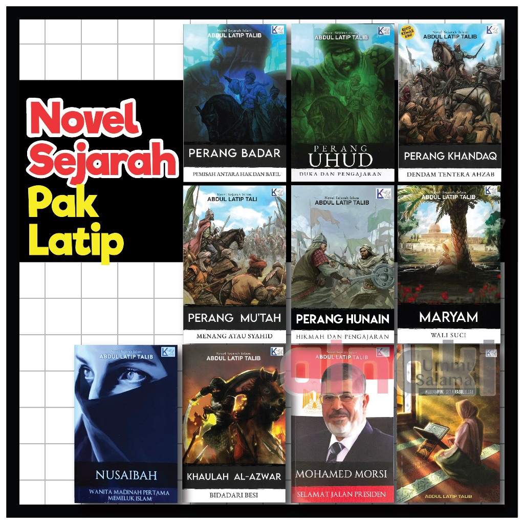 Novel Pak Latip Buku Novel Sejarah Islam Abdul Latip Talib Perang Badar ...
