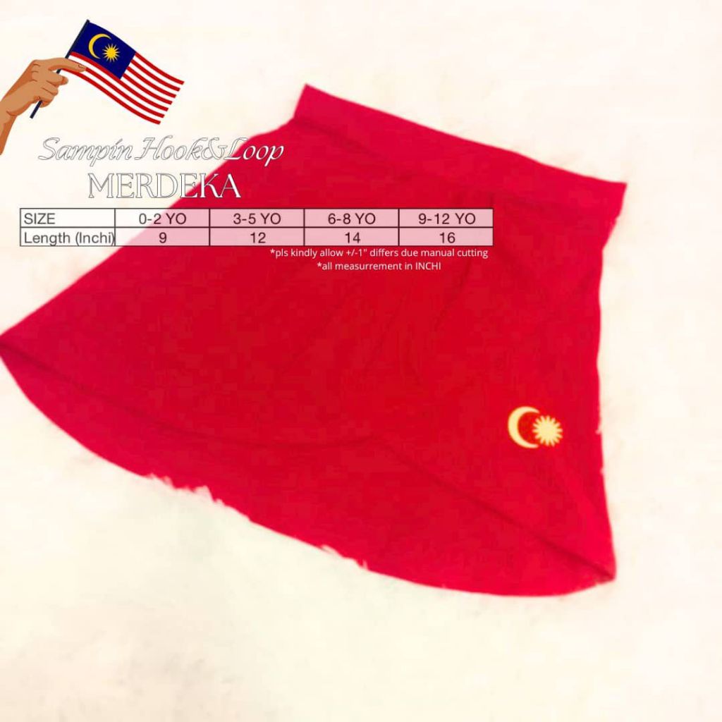 ‼️Ready Stock‼️ Sampin Merdeka Budak Sampin Merdeka Kanak-kanak Sampin ...