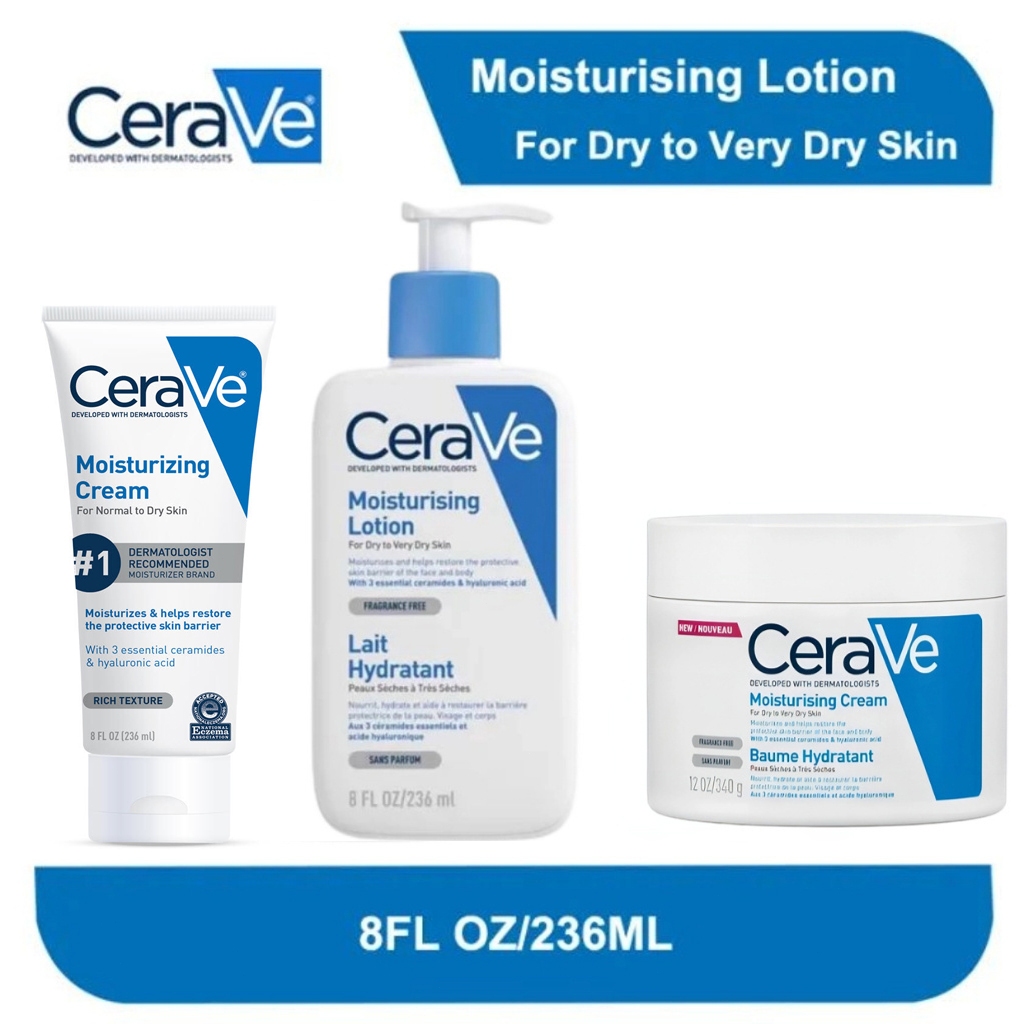 CeraVe Body Moisturizing Lotion 236ML long-lasting brightening and ...