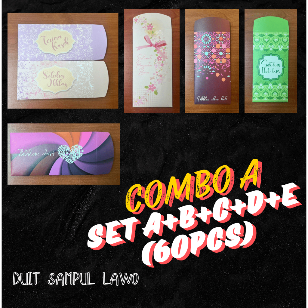 [NEW STOCK] (10PCS/PEK) 2025 SAMPUL DUIT RAYA VIRAL DESIGN 4 COLOR ...