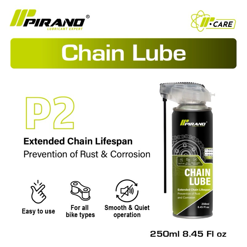 PIRANO CHAIN LUBE P2 (250ML) | Shopee Malaysia