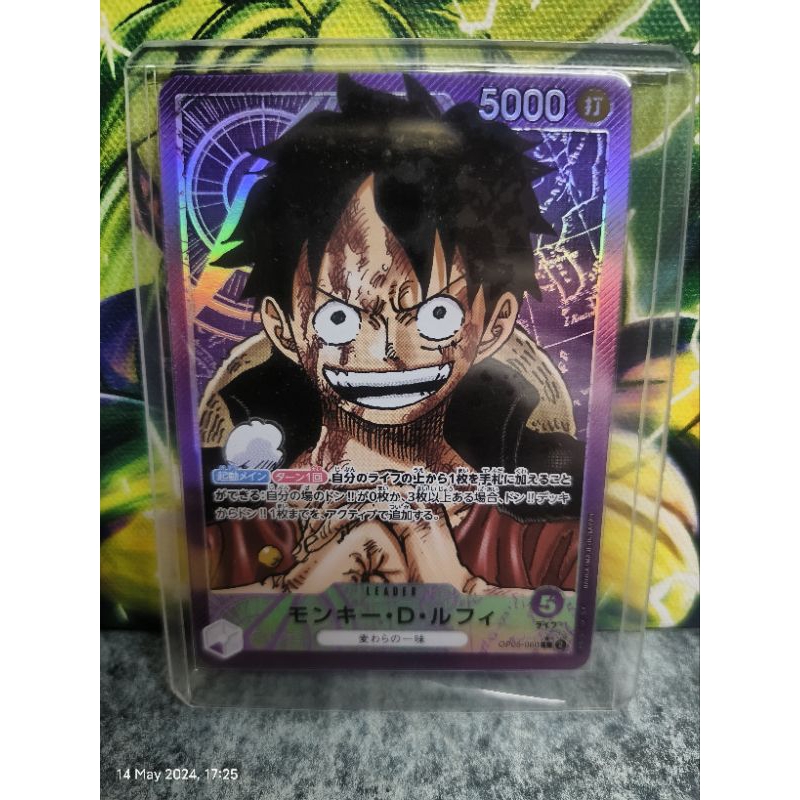 (Ori)One Piece Card Game OP05-060 Leader Monkey D Luffy | Shopee Malaysia