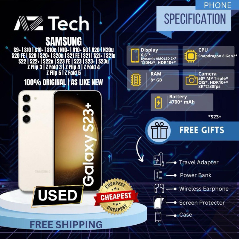 Used S23|S23+|S23U|Z FLIP 3|Z FOLD 3| Z FLIP 4|Z FOLD 4|Z FLIP 5|ZFOLD 5 | Shopee Malaysia