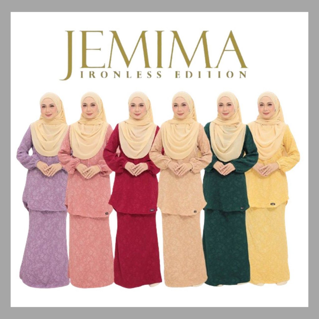 Kurung Jemima Kurung Moden by Dmimi | Shopee Malaysia