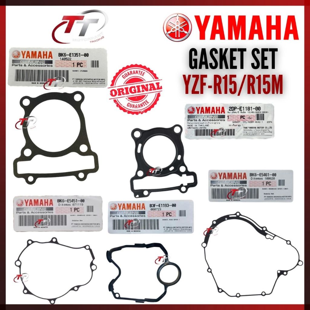 YZF R15 R15M R155 Gasket Block Blok Clutch Gasket Magnet Head Head ...