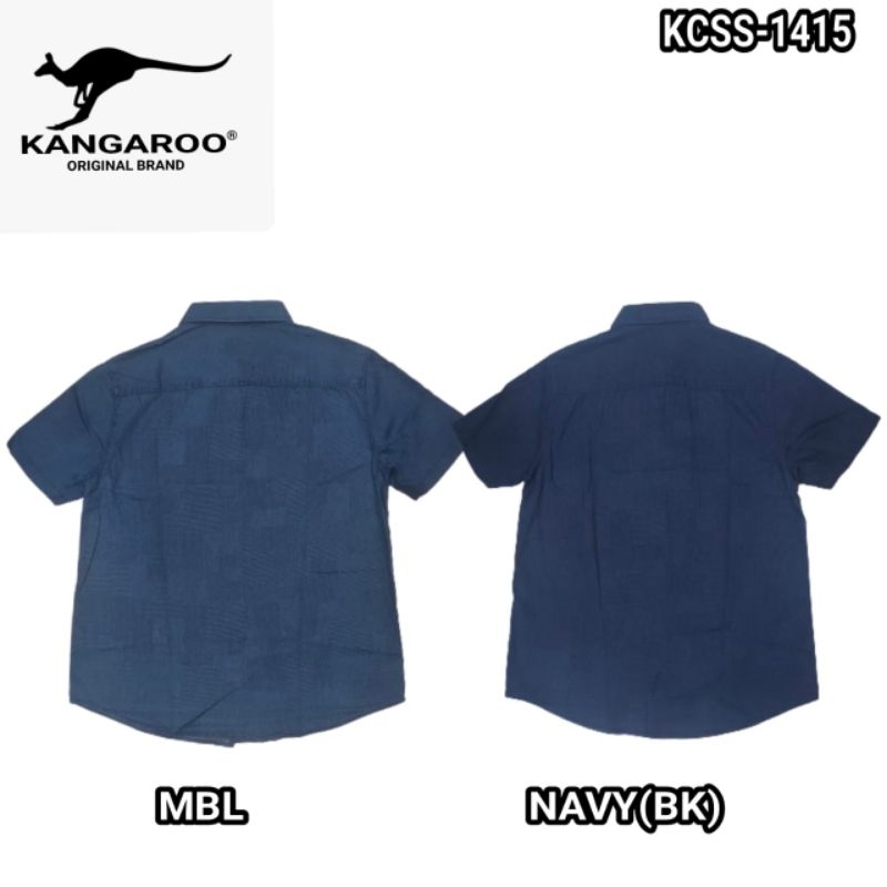 KANGAROO Collar shirt Casual KCSS 1415 | Shopee Malaysia