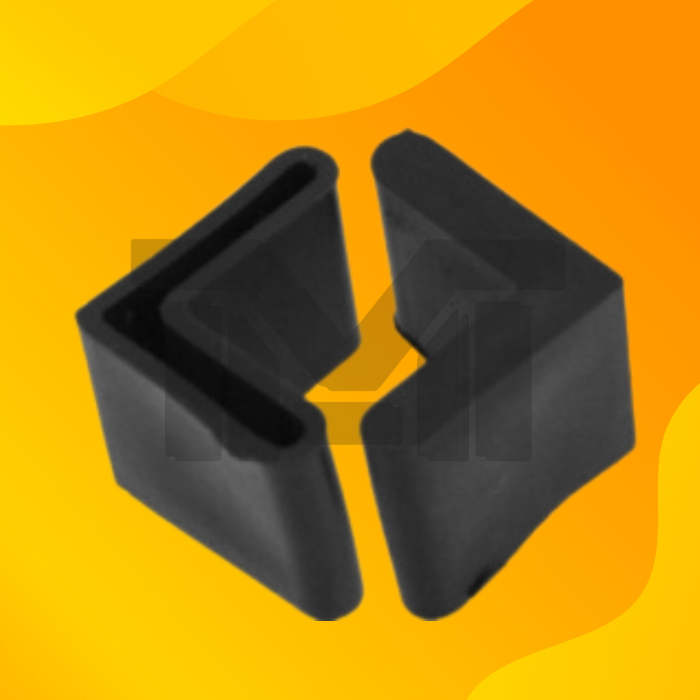 2pcs Rubber angle iron Cap Outer Rubber Cover / Getah Kaki Meja Kerusi ...
