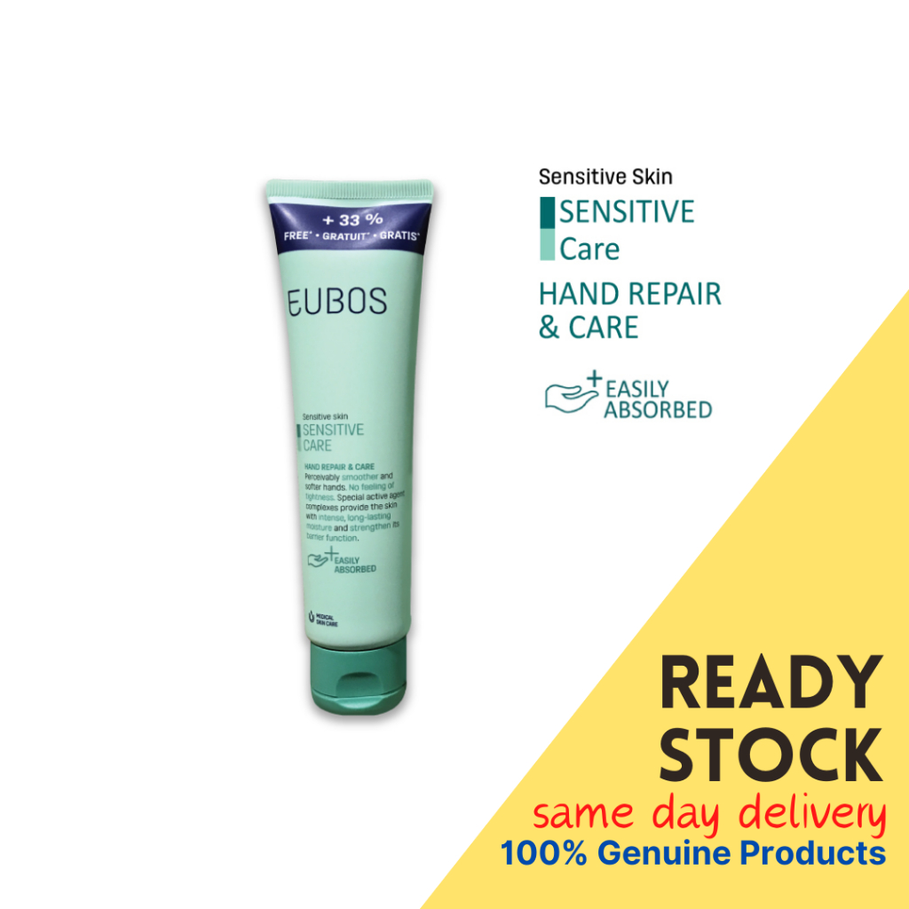 EUBOS SENSITIVE HAND REPAIR & CARE 75ml (FOR DRY SKIN -TANGAN KERING ...
