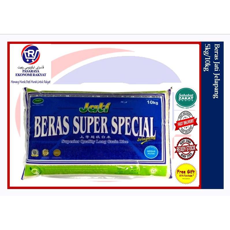 Beras Jati Jelapang 5kg/10kg | Shopee Malaysia