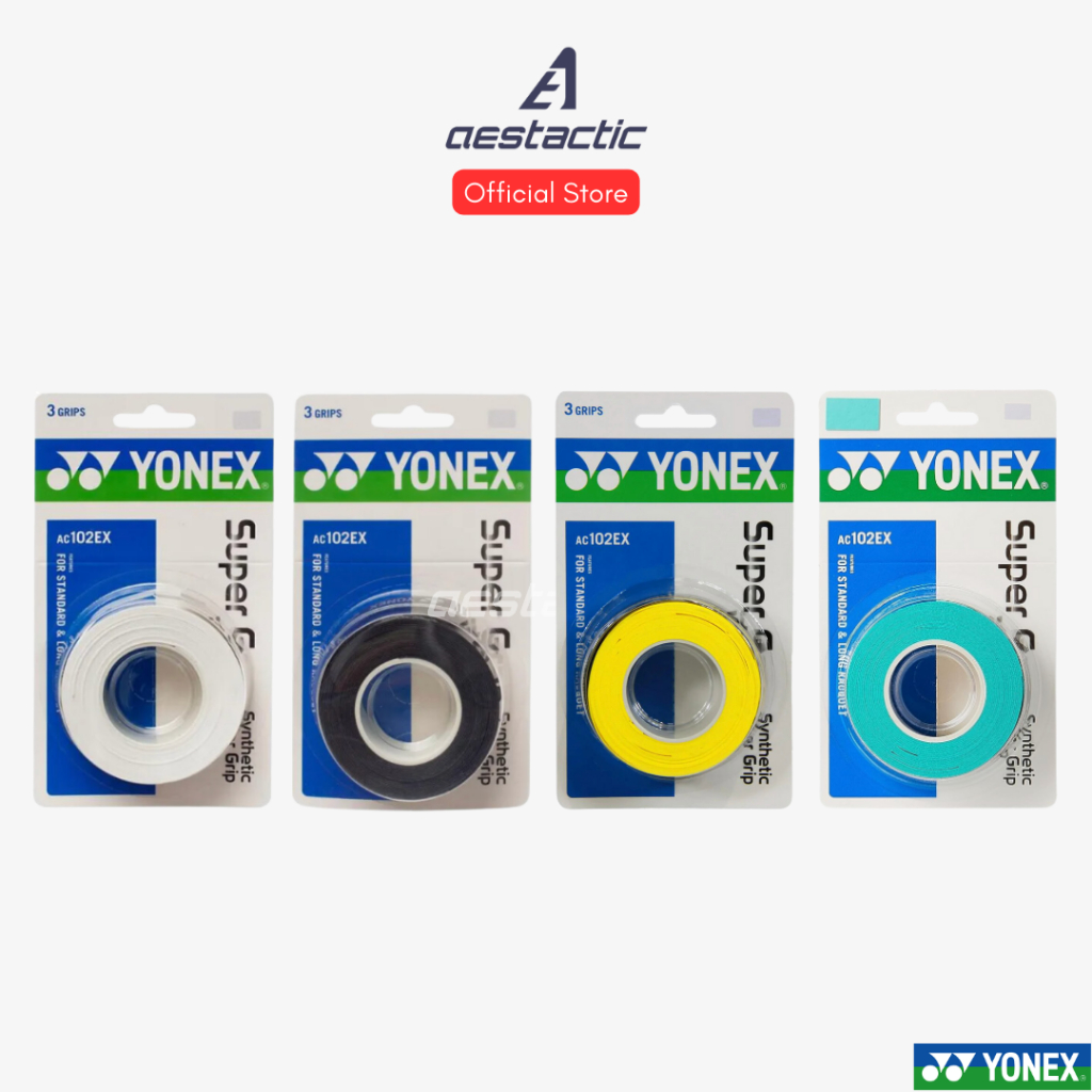 [100% ORIGINAL] YONEX Badminton Grip AC102-3 (3 in a pack) | Shopee Malaysia