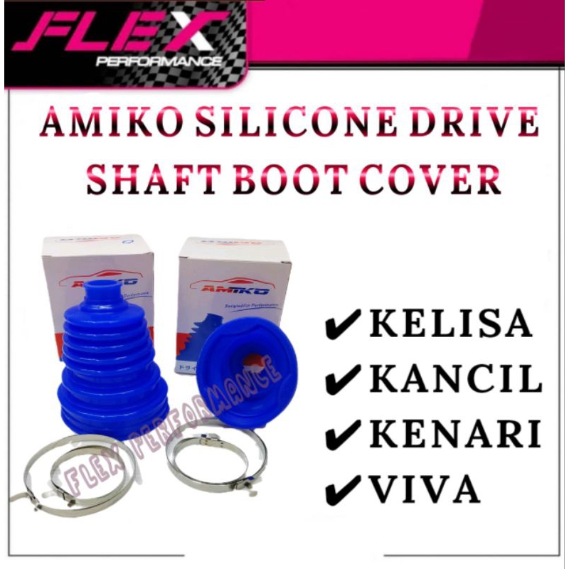 AMIKO SILICONE DRIVE SHAFT BOOT COVER KELISA KANCIL KENARI VIVA INNER ...