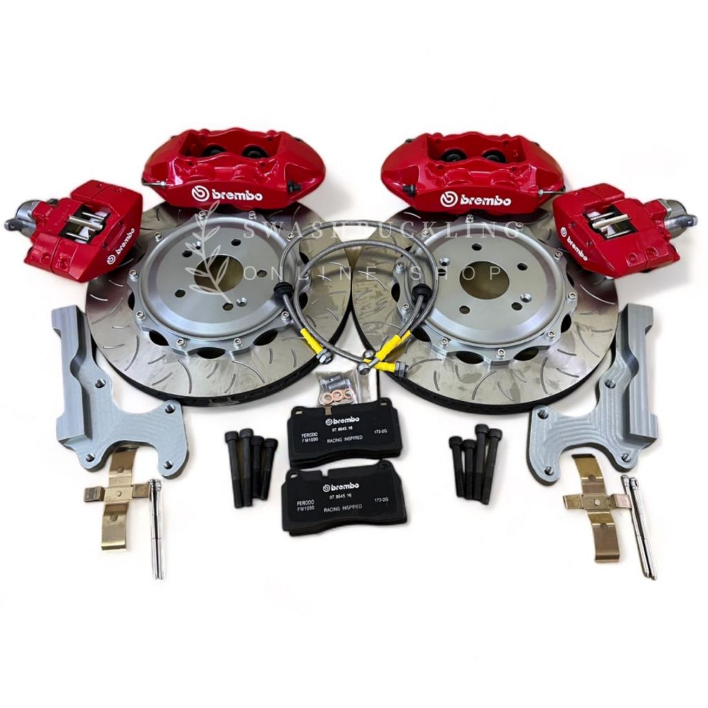 BREMBO GT4 4pot with E-brake 355mm/380mm CALIPER REAR SET EBRAKE TYPE | Shopee Malaysia