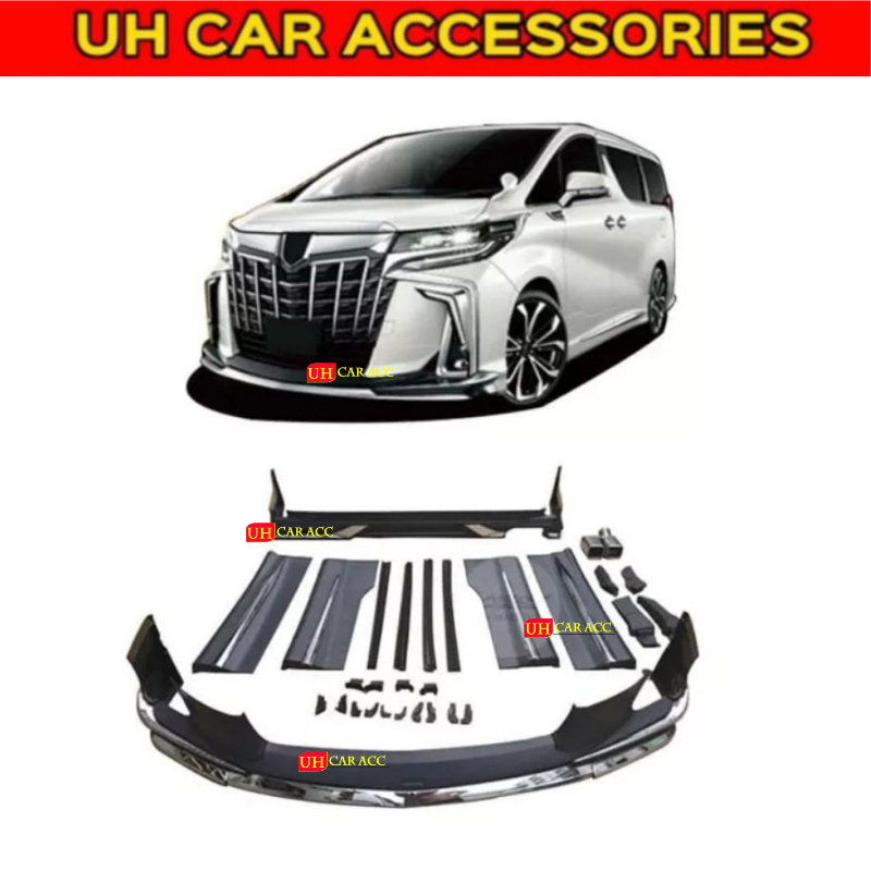 TOYOTA ALPHARD AERO 2018 2023 FULLSET MODELLISTA BODYKIT PP Shopee Malaysia