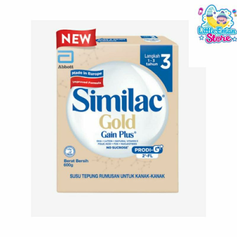 SIMILAC GAIN GOLD PLUS 600G | Shopee Malaysia