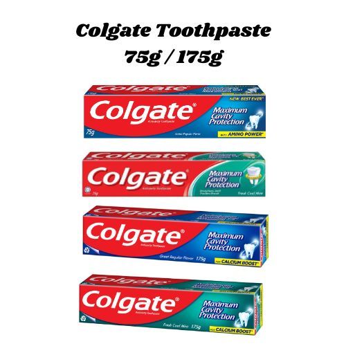 COLGATE Toothpaste (75g / 175g) Regular/Cool Mint (MP) | Shopee Malaysia