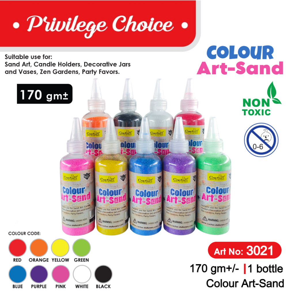 Colour Art Sand / Sand Art Colour Sand / Pasir Halus Warna / Pasir ...
