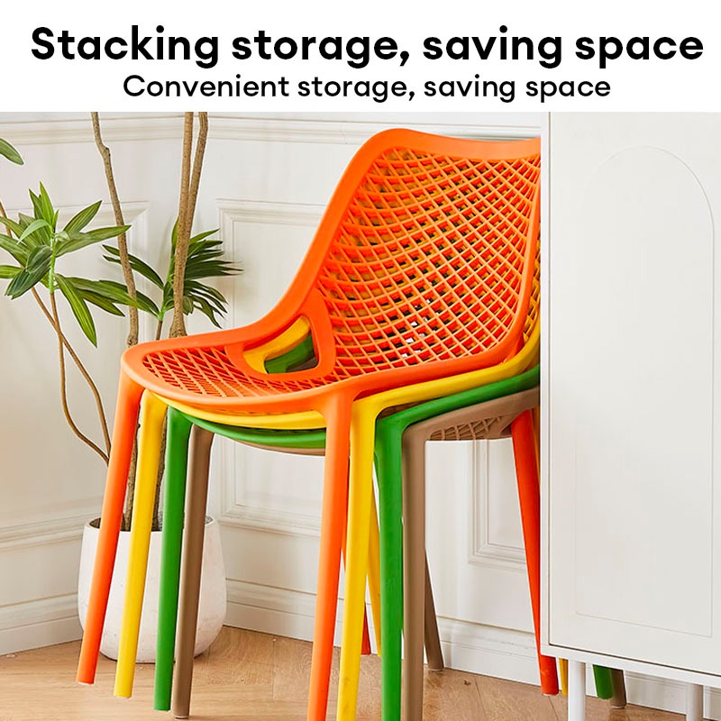Plastic Chair Cafe Chair Nordic Chair Restaurant Dining Chair Kerusi ...
