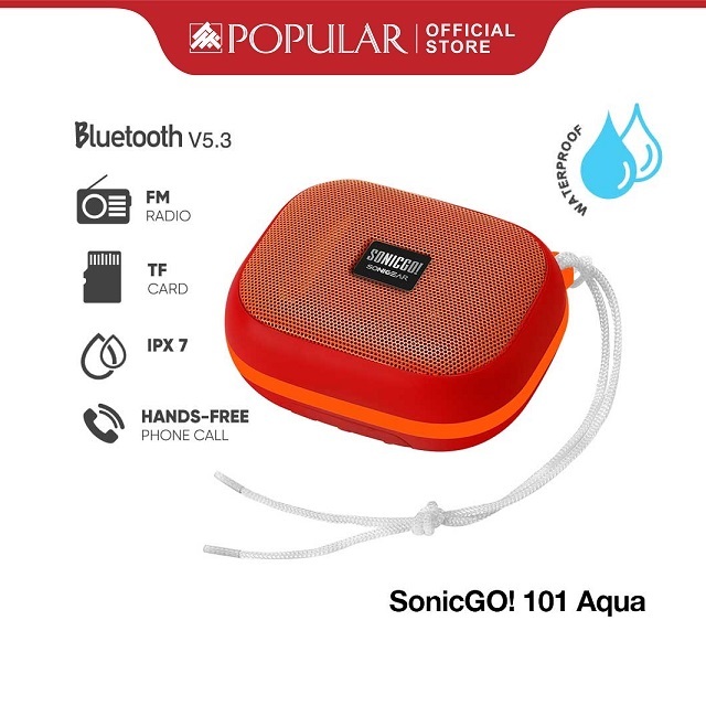 SONICGEAR Sonicgo! 101 Aqua Portable Speaker Grey / Mint / Pink / Red ...