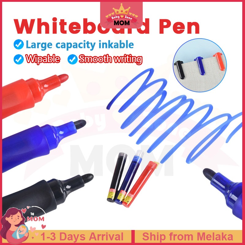 Whiteboard Marker Pen Refillable Whiteboard Board Marker Medium Tip ...