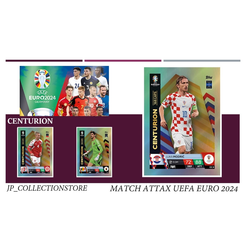 [Centurion] UEFA Euro 2024 Match Attax Football Shiny & Green Parallel ...