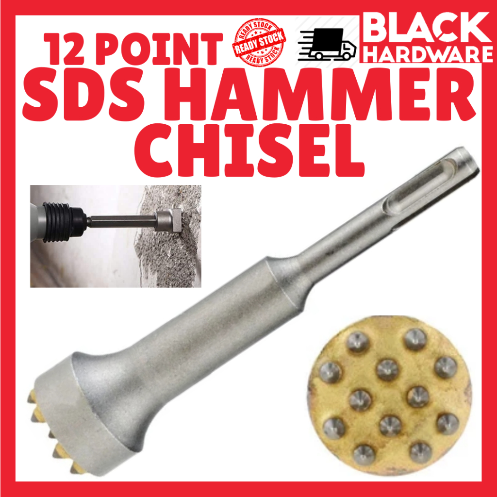 BLACK HARDWARE SDS Hammer Drill Chisel Wall Hammer Drill Bit Concrete ...
