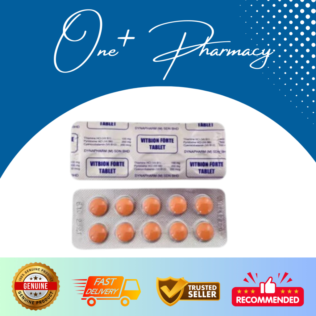Vitbion Forte Tablet 10's (1 papan) | Shopee Malaysia