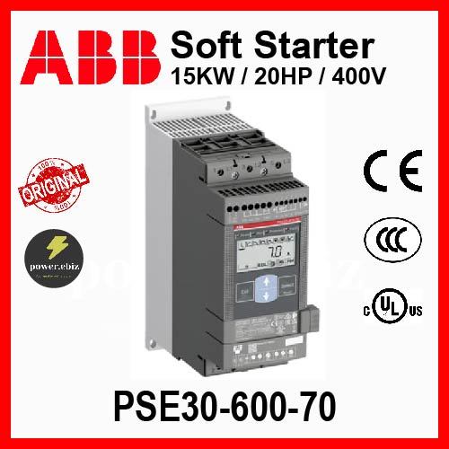 ABB SOFTSTARTER PSE30-600-70 15KW / 20HP / 400V Soft Starter (1SFA897103R7000) | Shopee Malaysia