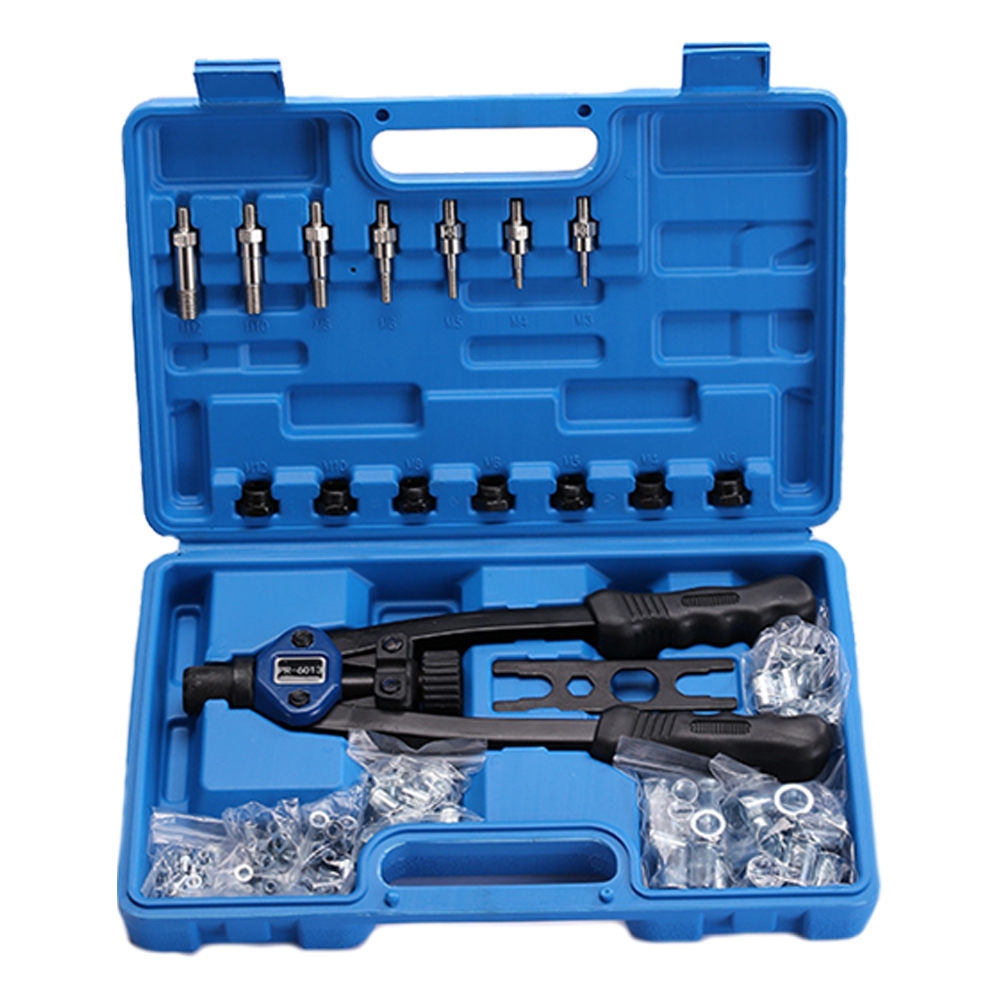 Rivet Nut Tool Kit Heavy Duty | 110pcs Steel Threaded Rivet Nut ...
