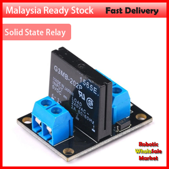 1 Channel 5V DC Solid State Relay Module Board Low Level Trigger G3MB ...