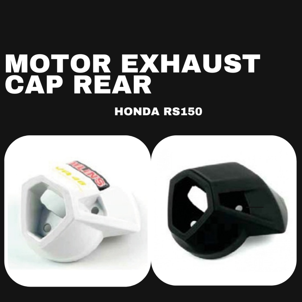 HONDA RS150 RS150R MOTOR EXHAUST CAP REAR/RS150 MUFFLER END CAP HONDA ...