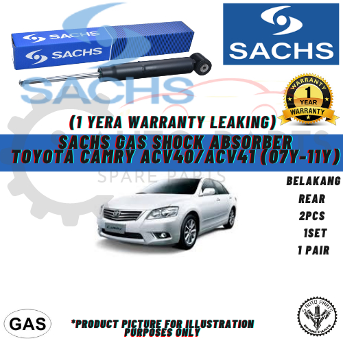 TOYOTA CAMRY ACV40/ACV41 (07Y-11Y) (belakang REAR) 100% BRAND SACHS ...