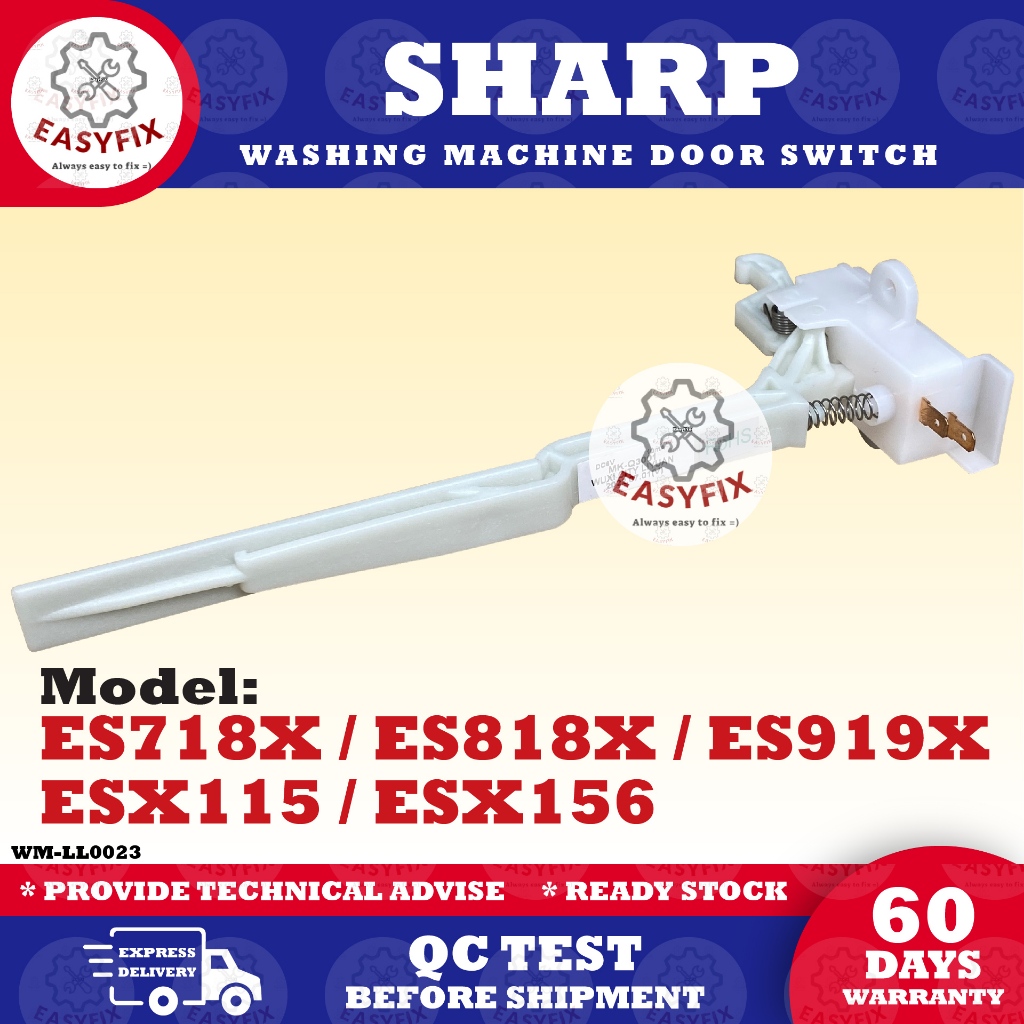 ES718X ES818X ES919X ESX115 ESX156 SHARP DOOR SWITCH DOOR SENSOR LID LOCK PINTU SUIS PINTU ...