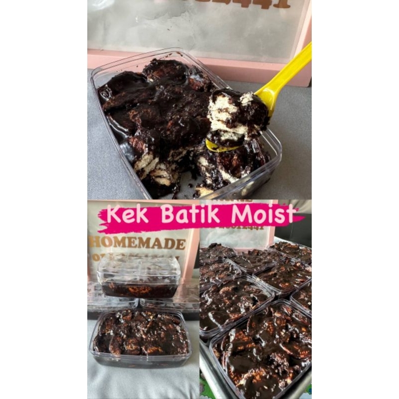 (HALAL) KEK BATIK MOIST VIRAL DAN SEDAP PREMIUM 250GRAM by Wanie ...