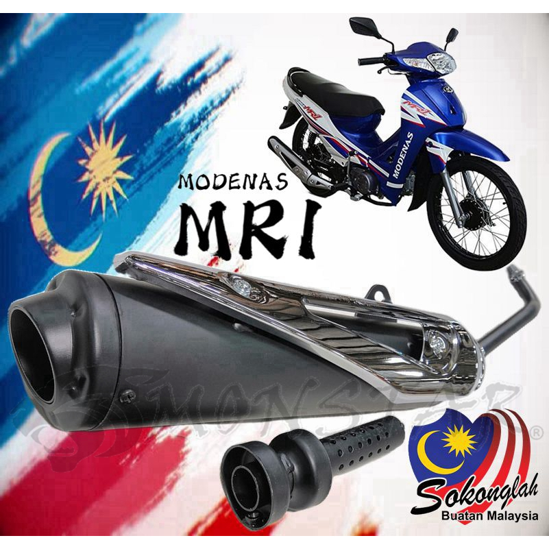 28mm CT100 MR1 Ekzos Racing Kriss100 Std Open Exhaust Pipe EPOWER BERANG Modenas ct standard ...