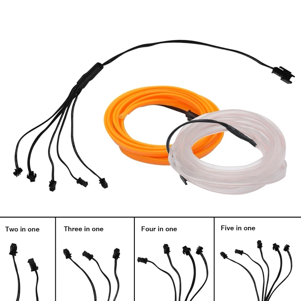 Neon EL Wire Power Driver usb Controller for 1-10M LED EL Wire Light ...