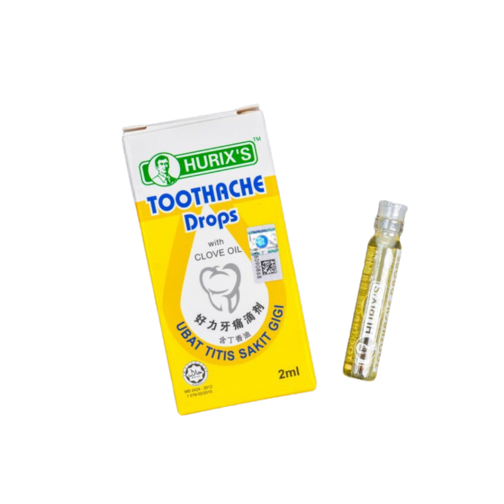 HURIXS TOOTHACHE DROPS WITH CLOVE OIL 2 ML | Shopee Malaysia
